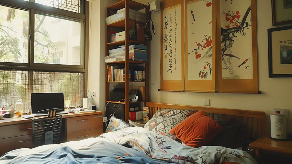 Integrating East Asian Culture to Elevate Student Room Designs