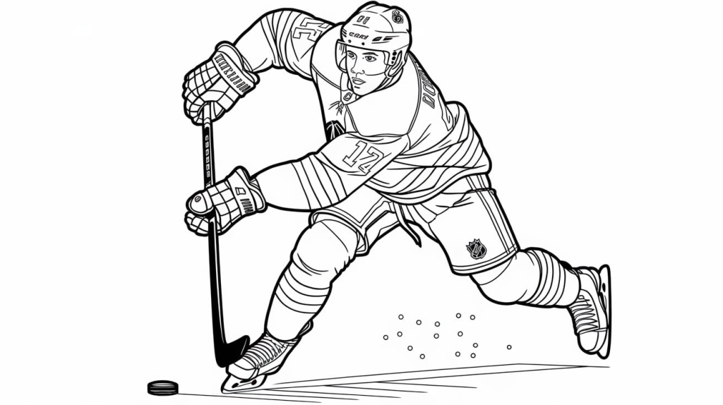 20 Hockey Coloring Pages for Kids - Richmond Mom