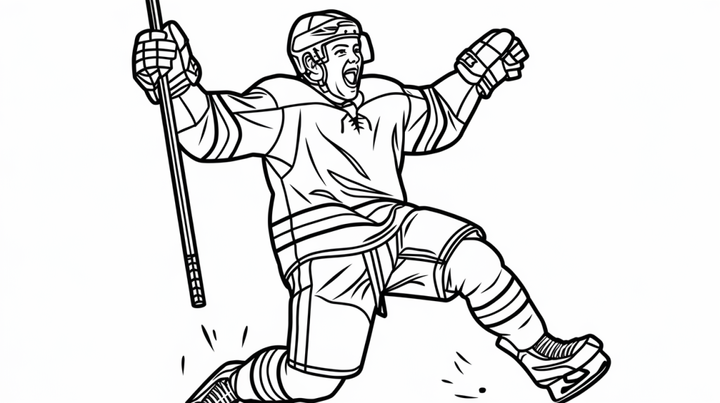 20 Hockey Coloring Pages for Kids - Richmond Mom