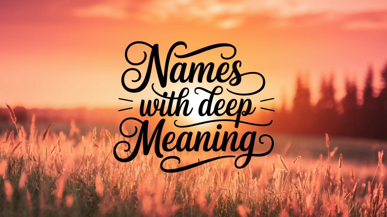 75 Names with Deep Meanings that Speak to the Soul - Richmond Mom